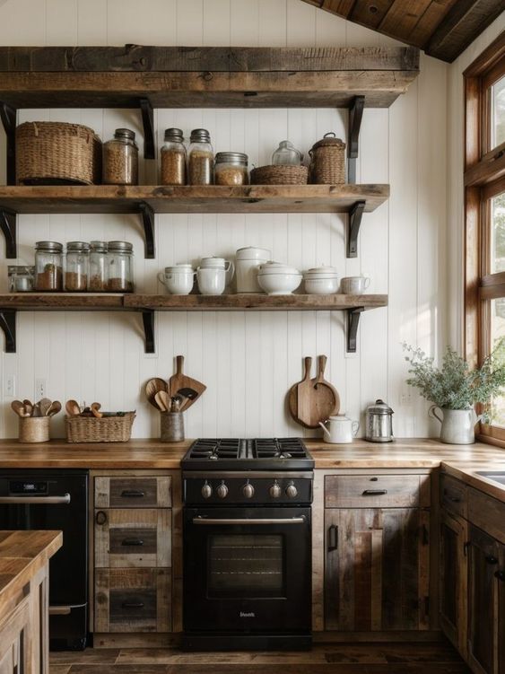 Rustic Charm in Small Kitchen: Clever Ideas for Your Compact Kitchen ...